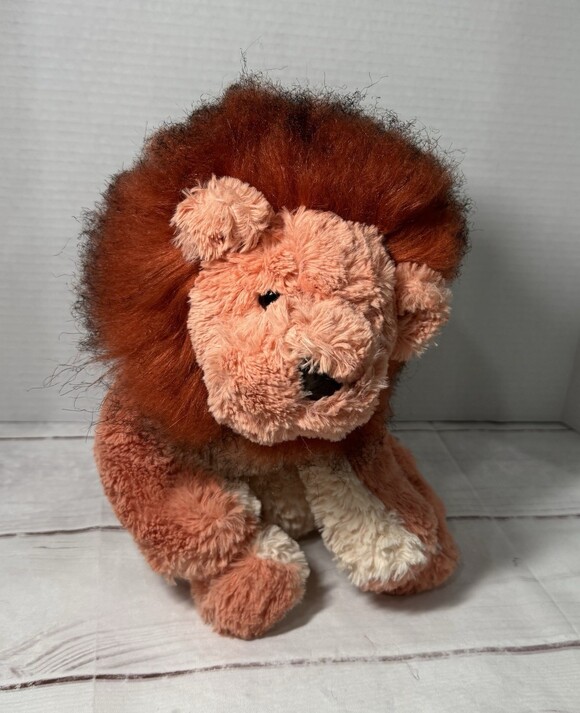 Gund | Toys | Gund Cozys Collection Lion Plush 5 Red Orange Furry Mane ...